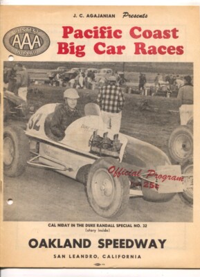 Sports Pub: Oakland Speedway AAA Pacific Coast Big Car Race Program 2 ...