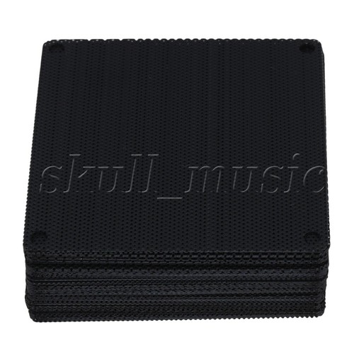 50pcs Computer PC Dustproof Cooler Fan Case Cover Dust Filter Mesh 80 x ...