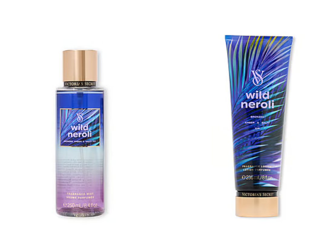Victoria's Secret Wild Neroli Body Mist 8.4 fl oz and Lotion 8 fl oz ...