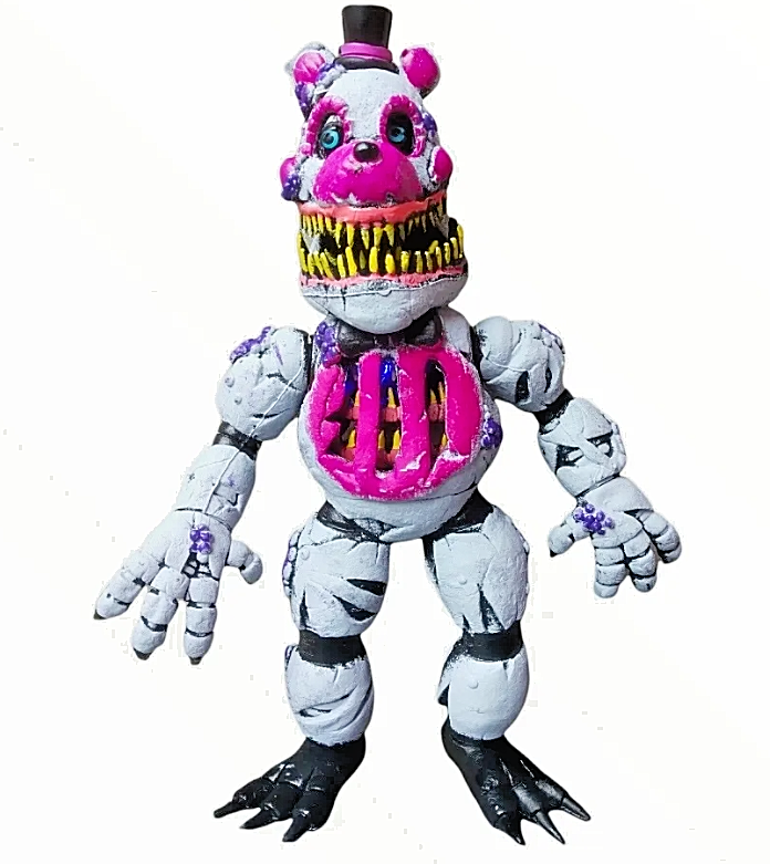 FNAF JUMBO ANIMATRONIC FUNTIME TWISTED FREDDY figure 9" Five Nights at ...