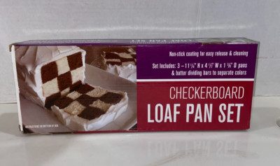 CHeckerboard Cake Loaf Pan Set | eBay