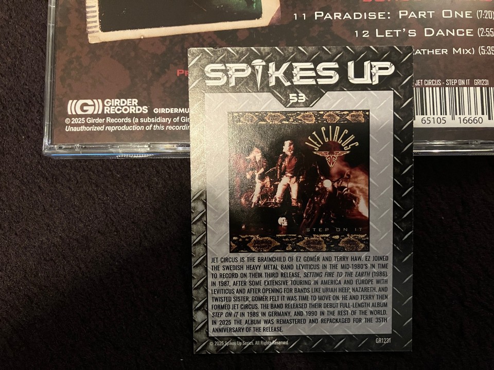Jet Circus -Step On It CD 2025 REMASTERED LTD EDITION W/ Collectors ...