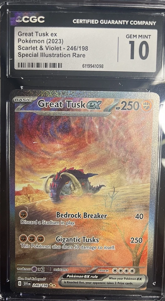 Great Tusk Ex 246/198 SV01: Scarlet & Violet Base Set for sale | eBay