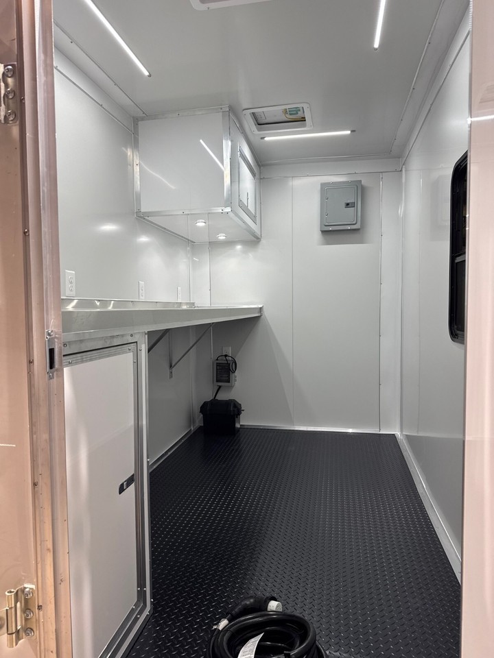 NEW 6x10 ENCLOSED FIBER OPTIC SPLICING OFFICE CARGO TRAILER | eBay