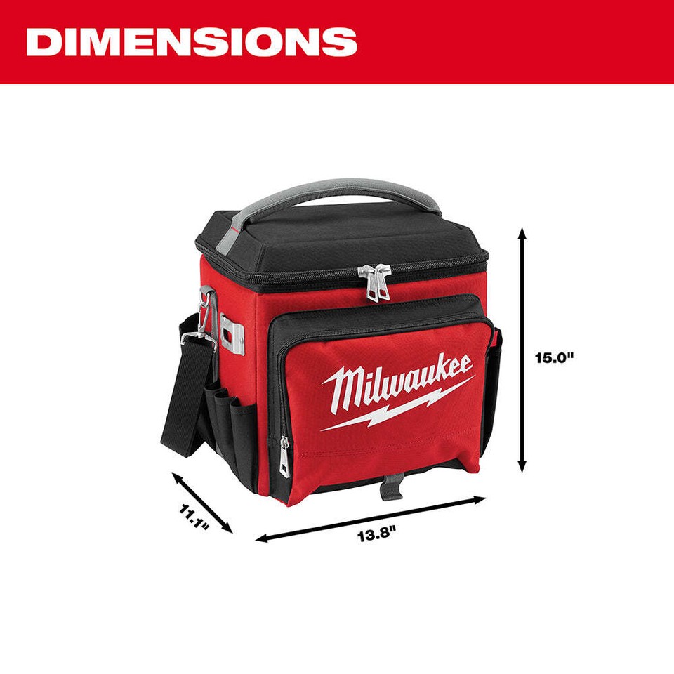 Milwaukee 48-22-8250 21.65-Quart Red Heavy Duty Ballistic Jobsite ...