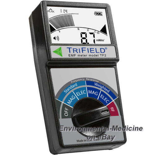 Trifield EMF Gauss Meter TF2 WITH ONLINE COURSE on multiple EMF meters ...