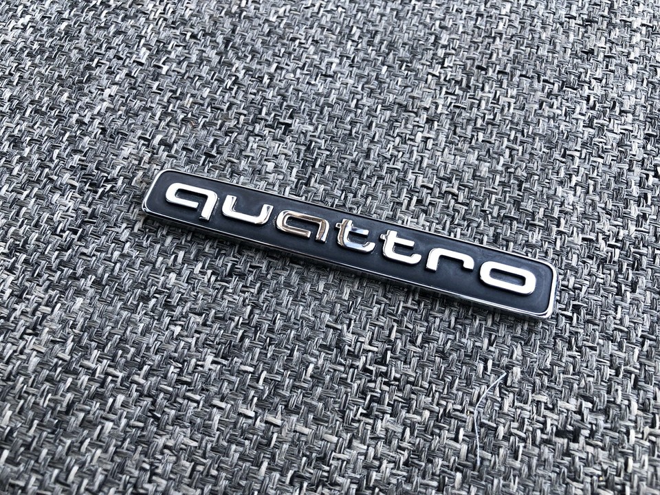 Audi Quattro Original OEM Lettering Badge A3 A4 A5 A6 A7 A8 TT Q5 ...