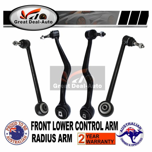 4 Front Lower Control Arms & Radius / Castor Arms For Holden VE ...