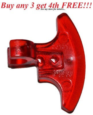 ☀️NEW Lego Weapon Trans RED AXE BLADE Castle Skeleton Ninja Ninjago ...