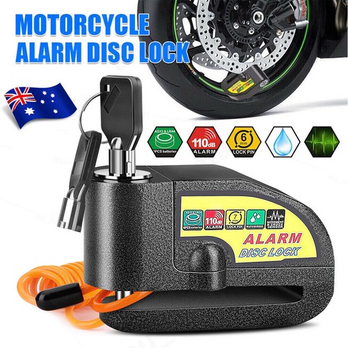 Motorcycle Alarm Disc Brake Lock Anti-theft Alarm Electric Motorbike ...