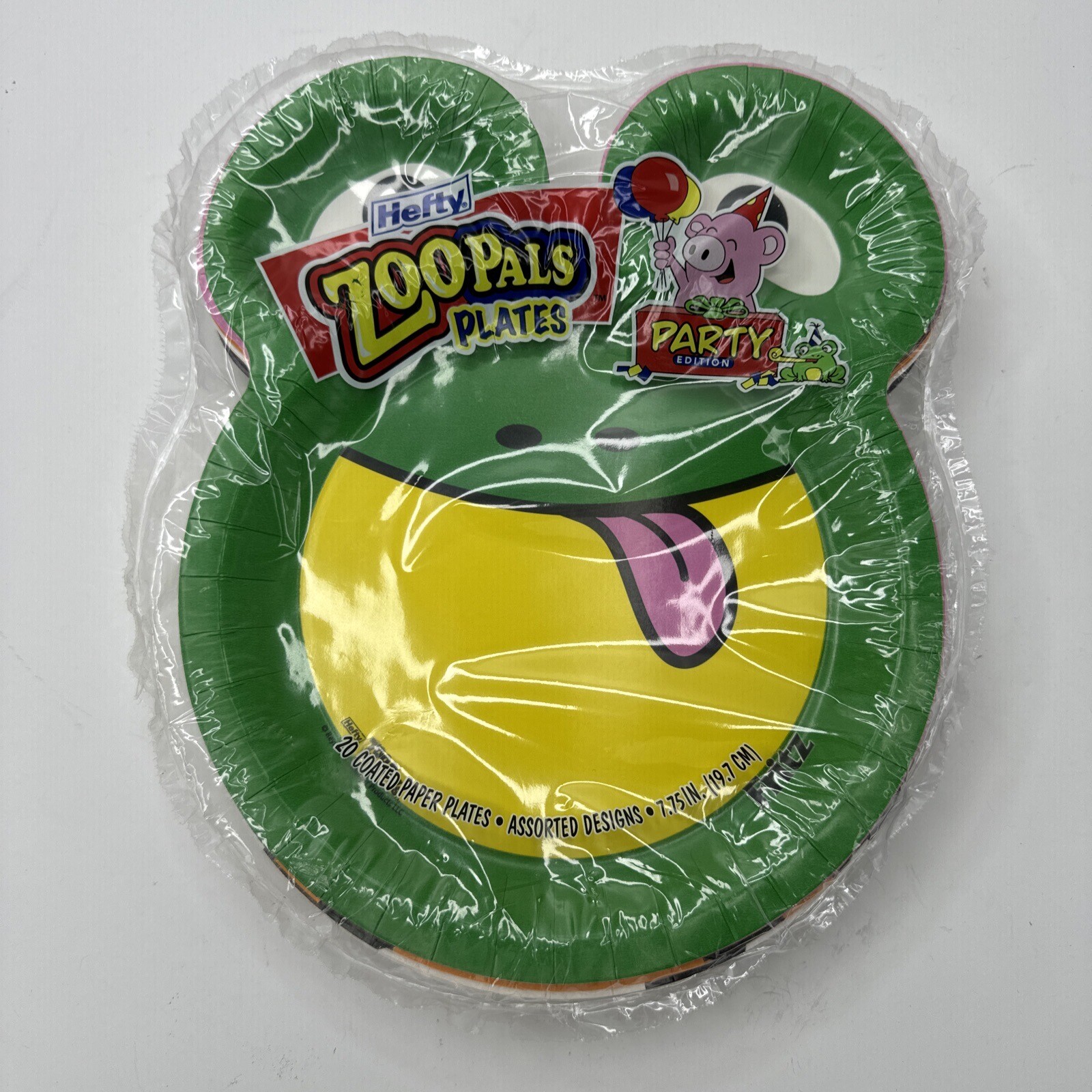 Hefty Zoo Pals (20 Pack) Coated Paper Plates Assorted 7.75" NEW 2023 | eBay