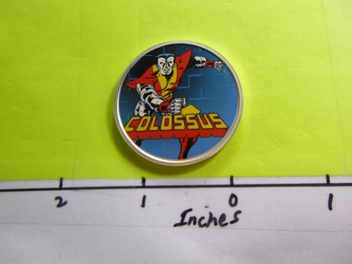 COLOSSUS X-MEN MARVEL DISNEY USPS 2008 COLORED 999 SILVER COIN SHARP ...