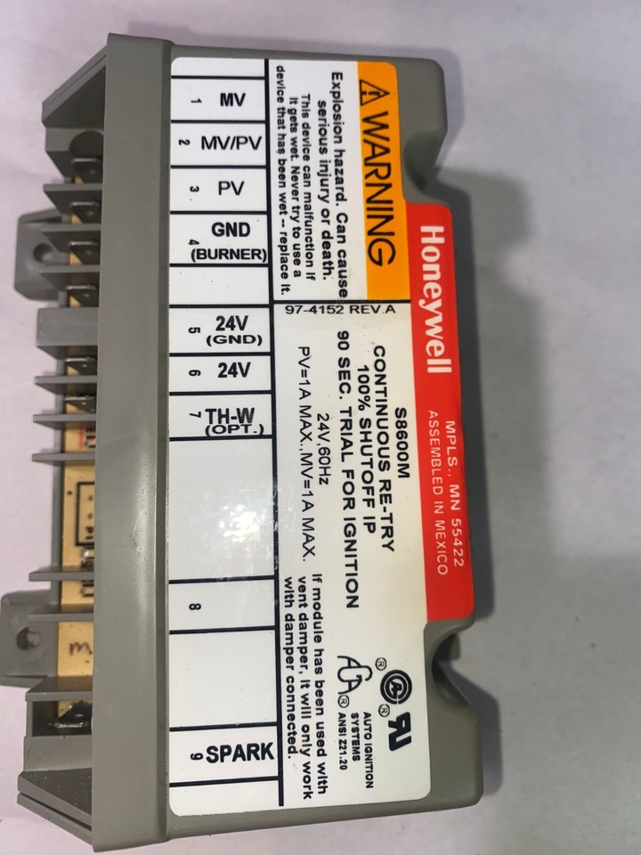 Honeywell Furnace Ignition Control Board Module (S8600M) | eBay