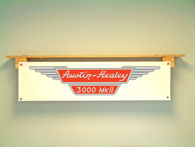 Austin Healey Banner 3000 MK2 classic sports car workshop garage Wall ...