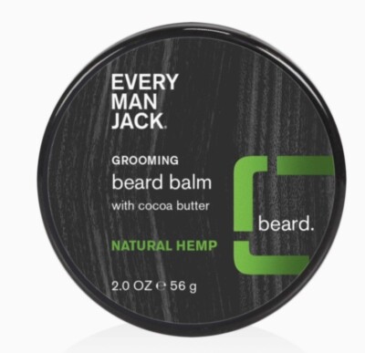 Every Man Jack Grooming Beard Balm With Cocoa Butter Natural Hemp 2 Oz ...