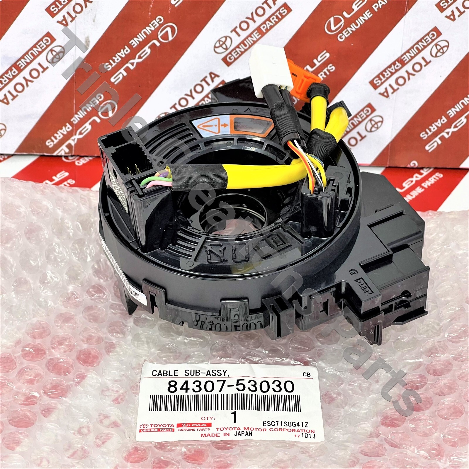 Toyota Genuine 84307-53030 Cable Sub-Assy Spiral With Sensor 8430753030 ...