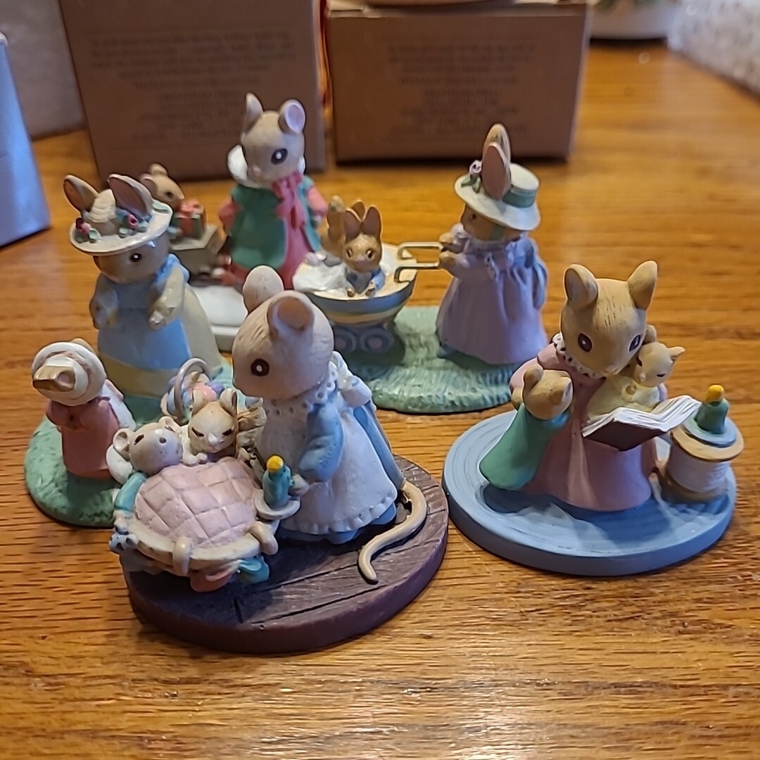 Avon Forest Friends Mice Set Of 5 | eBay