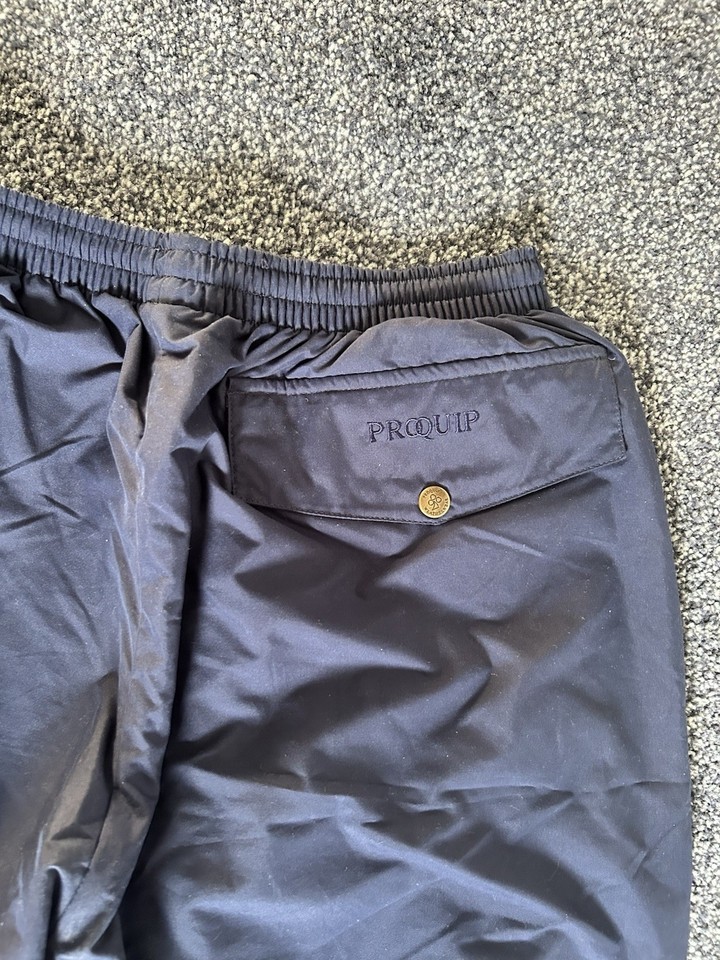 Proquip Blue Men's Waterproof Golf Trousers Med 31” inside Leg | eBay UK