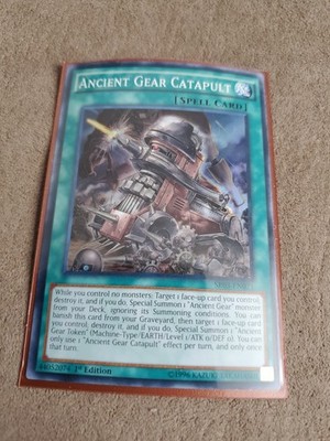 Ancient Gear Catapult - SR03-EN021 1st Edition Super Rare - YuGiOh-Nm ...