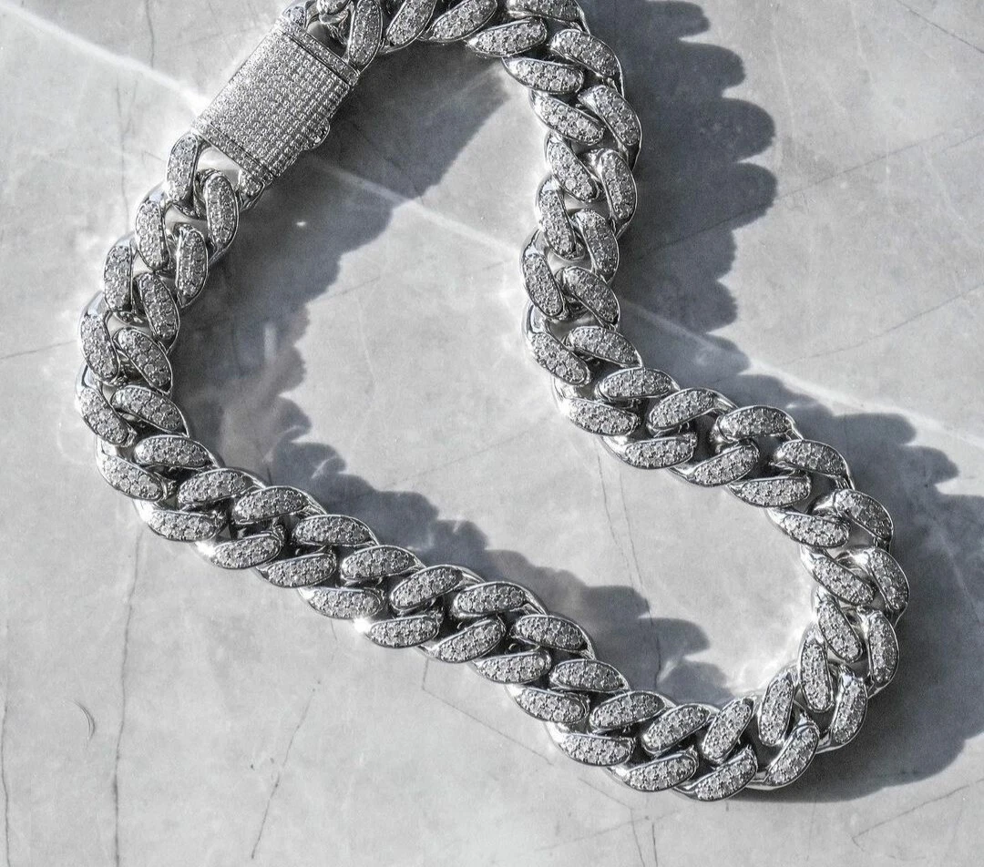 best seller Neckchain 925 Silver 12mm, 24” long 94 Grams NEW