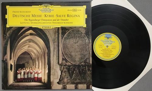 P641 Schubert German Mass Kyrie Schrems DGG 138 676 SLPM Stereo Tulip ...
