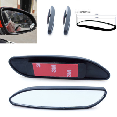 2 Pcs Universal Car Side Wide Angle Rear View Auxiliary Blind Spot ...