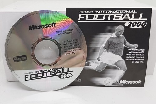 1999 Microsoft International Football 2000 PC Game Soccer - FREE ...