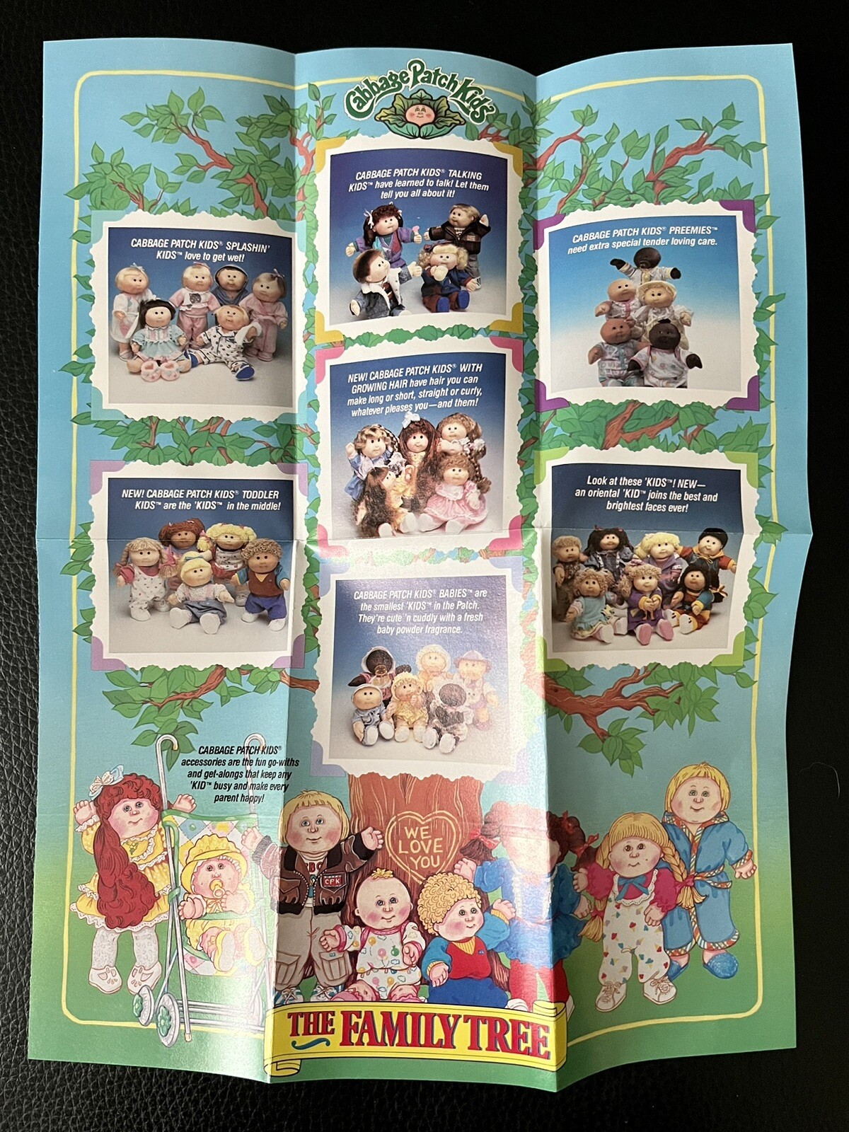 1987 Cabbage Patch Kids Preemie Doll Tag & Birth Certificate Adoption ...