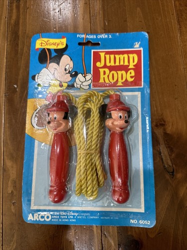 Vintage Mickey Mouse ARCO Jump Rope BRAND NEW SEALED Walt Disney MOC ...
