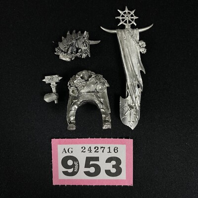 CHAOS KNIGHT STANDARD COMMAND CITADEL WARHAMMER METAL THE OLD WORLD AOS ...