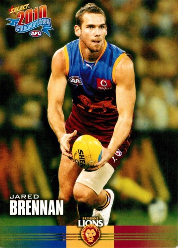 New 2010 BRISBANE LIONS AFL Card JARED BRENNAN | eBay