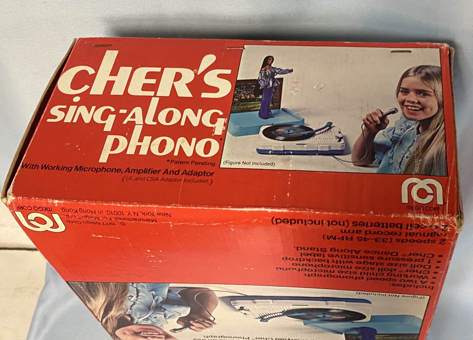 CHER'S SING-ALONG PHONO MEGO 1977 TOY RECORD PLAYER / CHER Record ...