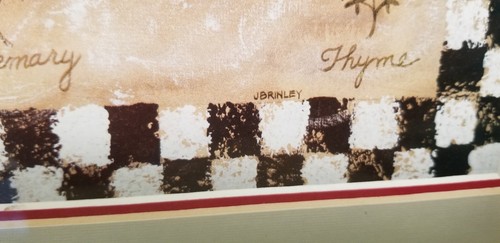 18" FRAMED ART/PRINT~ROOSTERS CHECKERBOARD FARM HOUSE KITCHEN DECOR ...