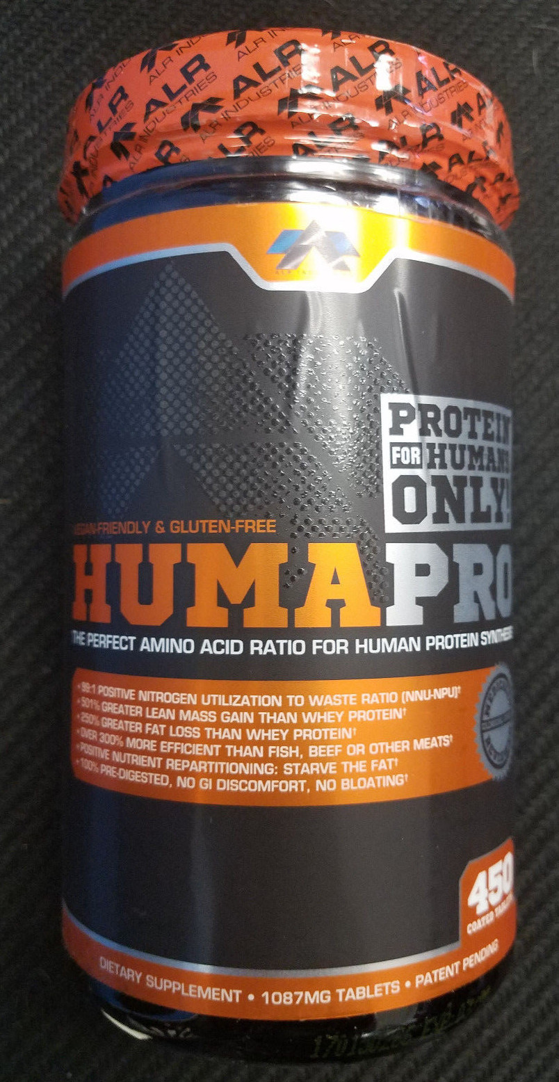 ALR Industries Humapro Amino Acids MUSCLE GROWTH 450tabs *Free shipping ...