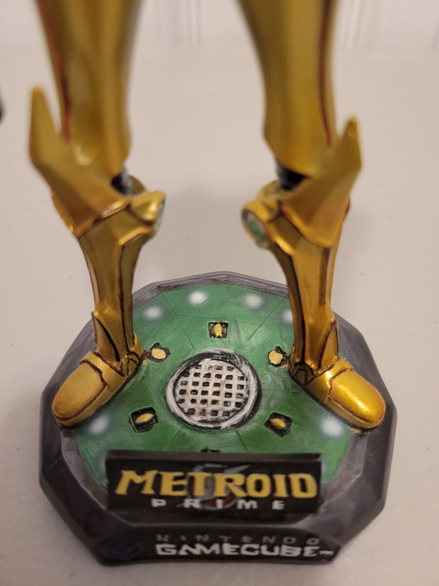 METROID PRIME BOBBLEHEAD SAMUS ARAN FIGURE Nintendo Gamecube METROID PRIME BOBBLEHEAD SAMUS ARAN FIGURE Nintendo Gamecube