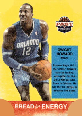 2011-12 Panini Past & Present #27 Dwight Howard Bread for Energy | eBay