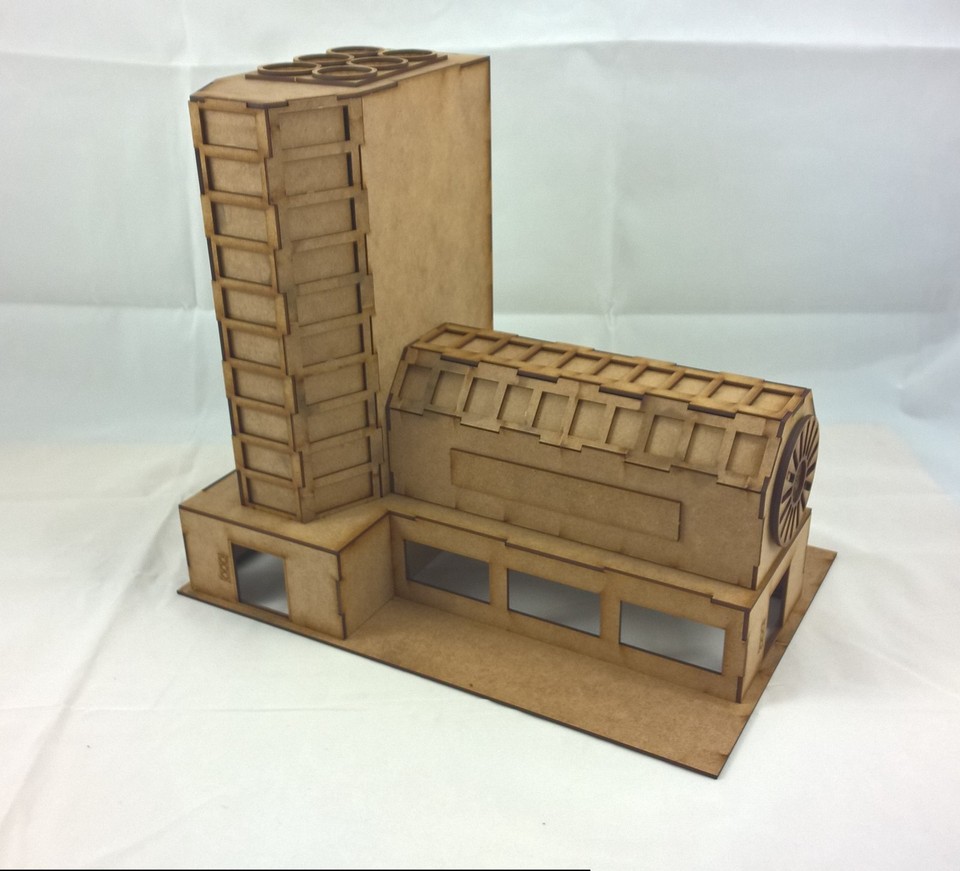 Tech centre scenery terrain wargames Infinity Wargaming building table ...