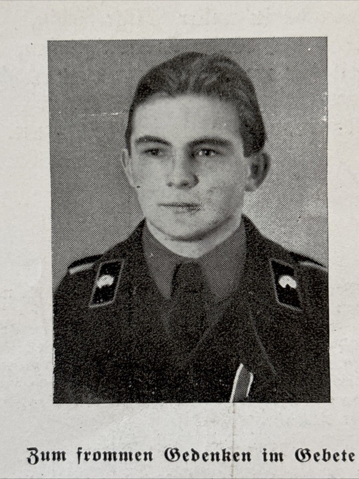 Panzer Radioman Death card German WW2 Original | eBay