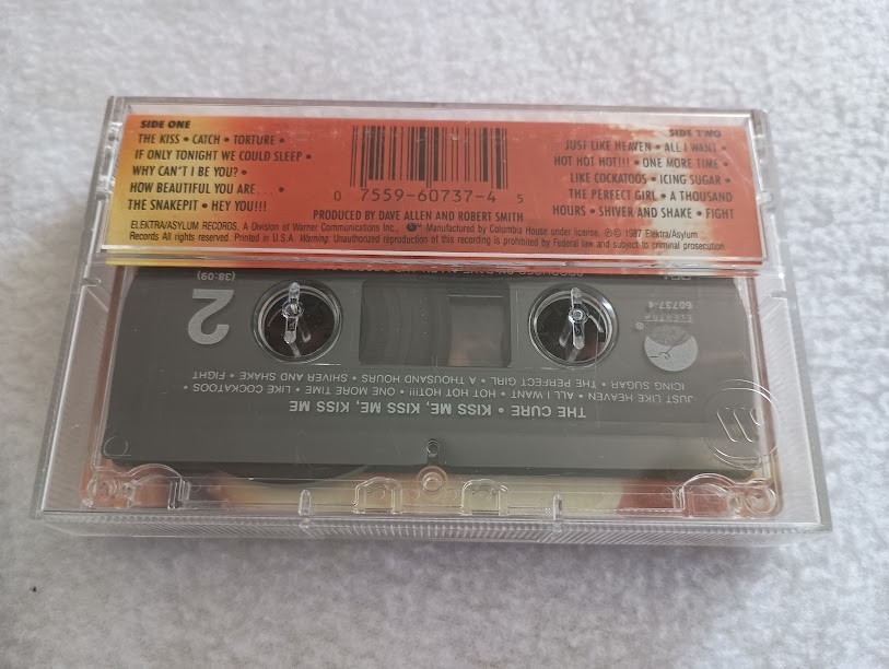 The Cure Kiss Me Kiss Me Kiss Me Cassette Alt Rock Synth Pop Elektra ...