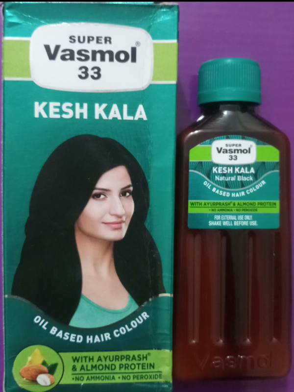 Super Vasmol 33 Kesh Kala 100 ML With Almond Protein & Neem | eBay