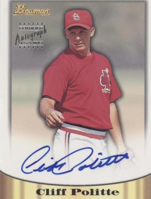 1998 Bowman - Autograph Cliff Politte #60 Silver Foil (AU) for sale ...
