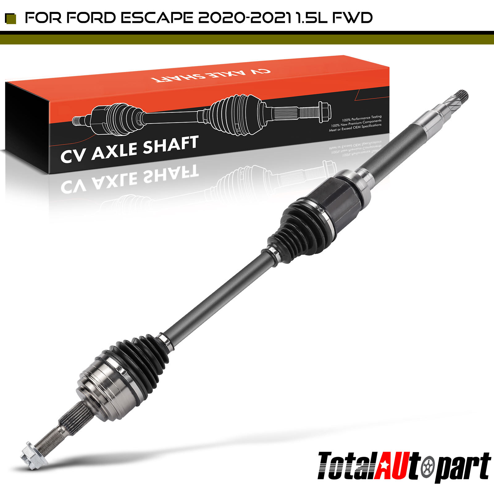 CV Axle Assembly for Ford Escape 2020-2024 L3 1.5L Front Wheel Drive ...