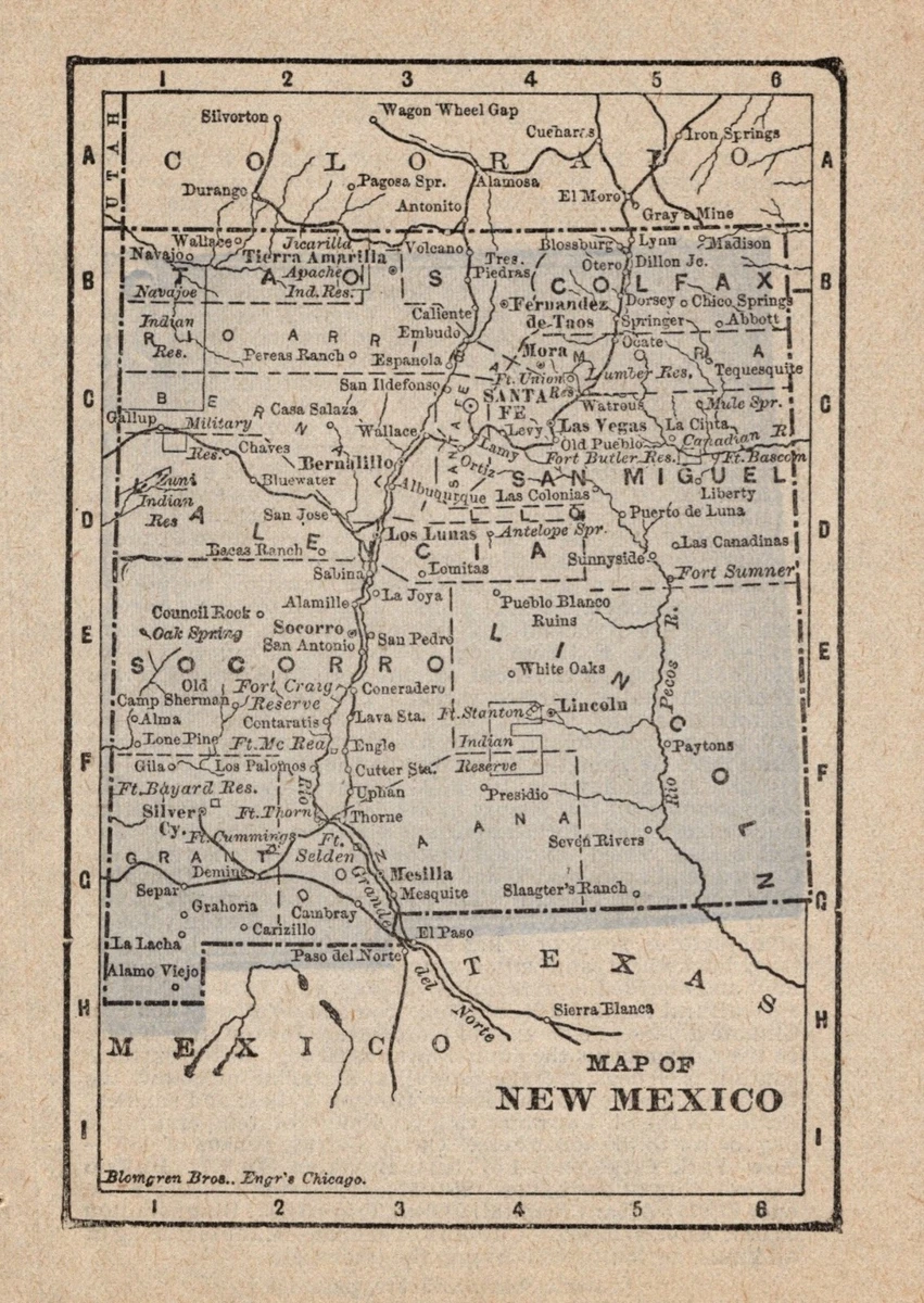 Online Map Of New Mexico