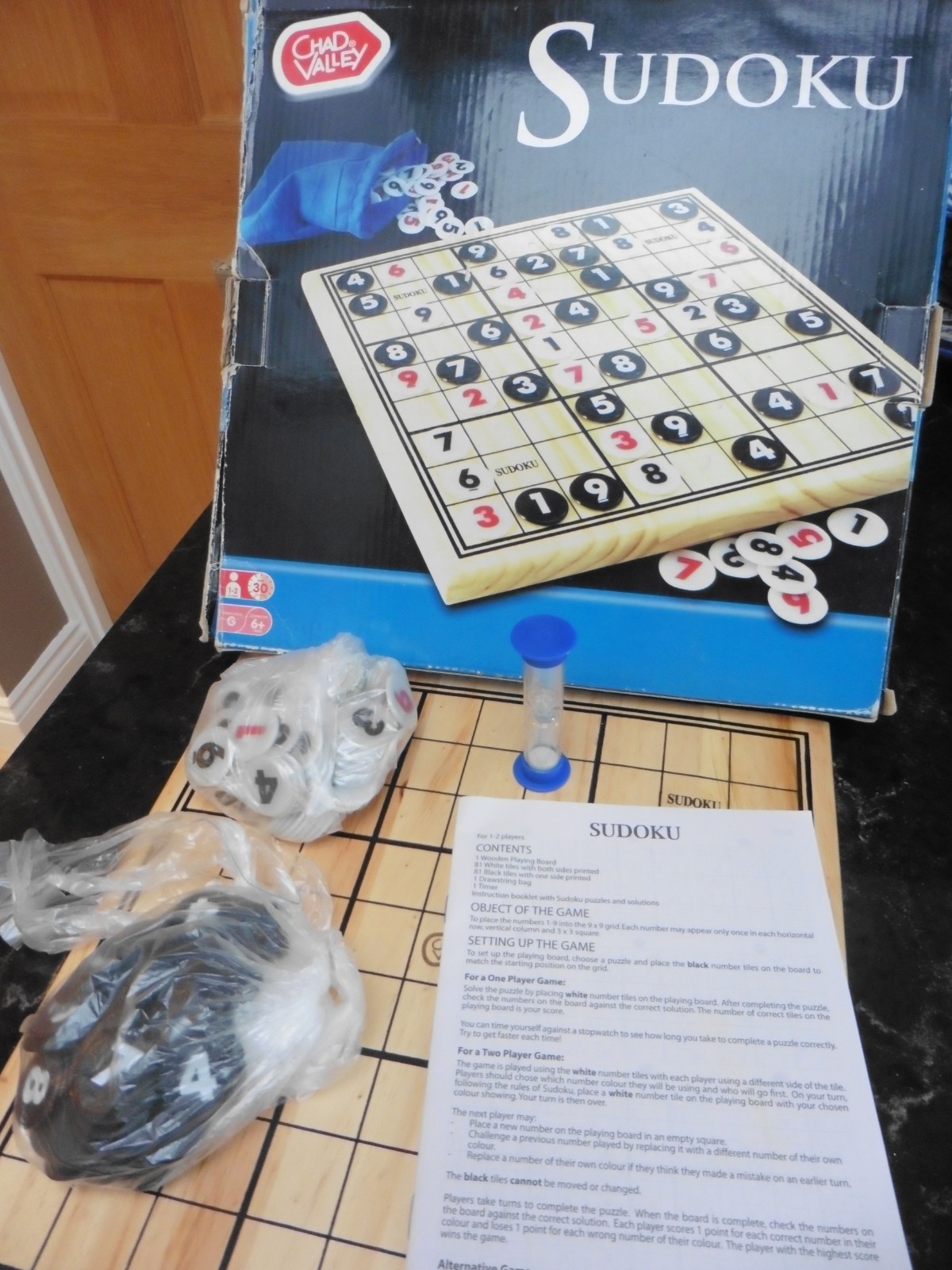 Chad valley - SUDOKU - Quality Wooden Board - (Age 6 to adult) - 100% ...