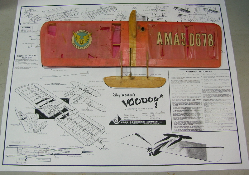 Model Airplane Plans (UC): Voodoo 36" Combat for .19-.36 Engine by ...