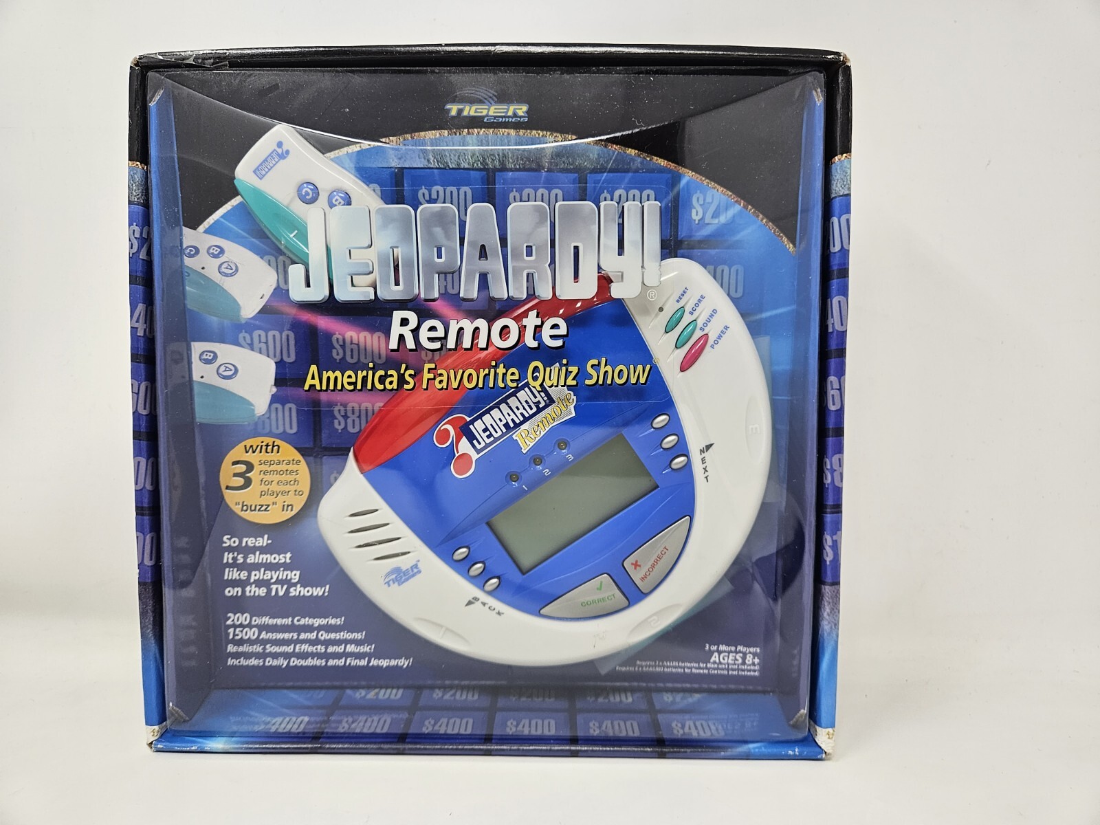 Tiger Games JEOPARDY Remote Control Wireless Quiz Show Game Brand New ...