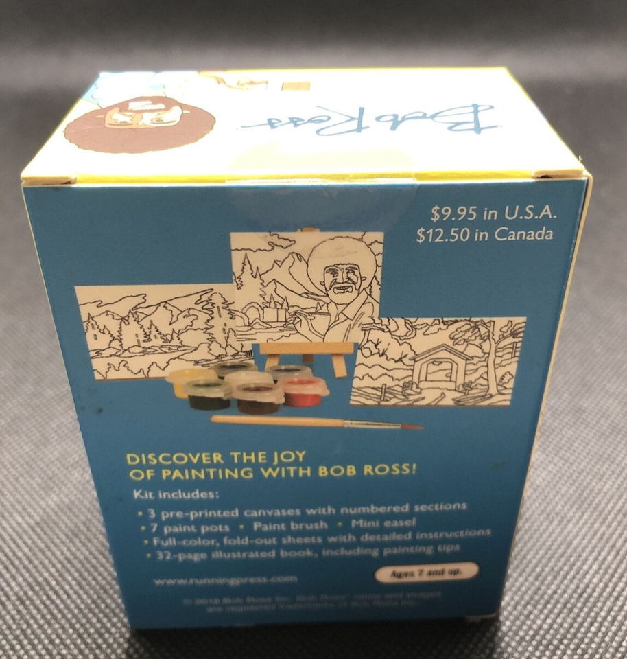 Bob Ross By The Numbers Mini Paint Set Kit By Bob Ross BRAND NEW ...