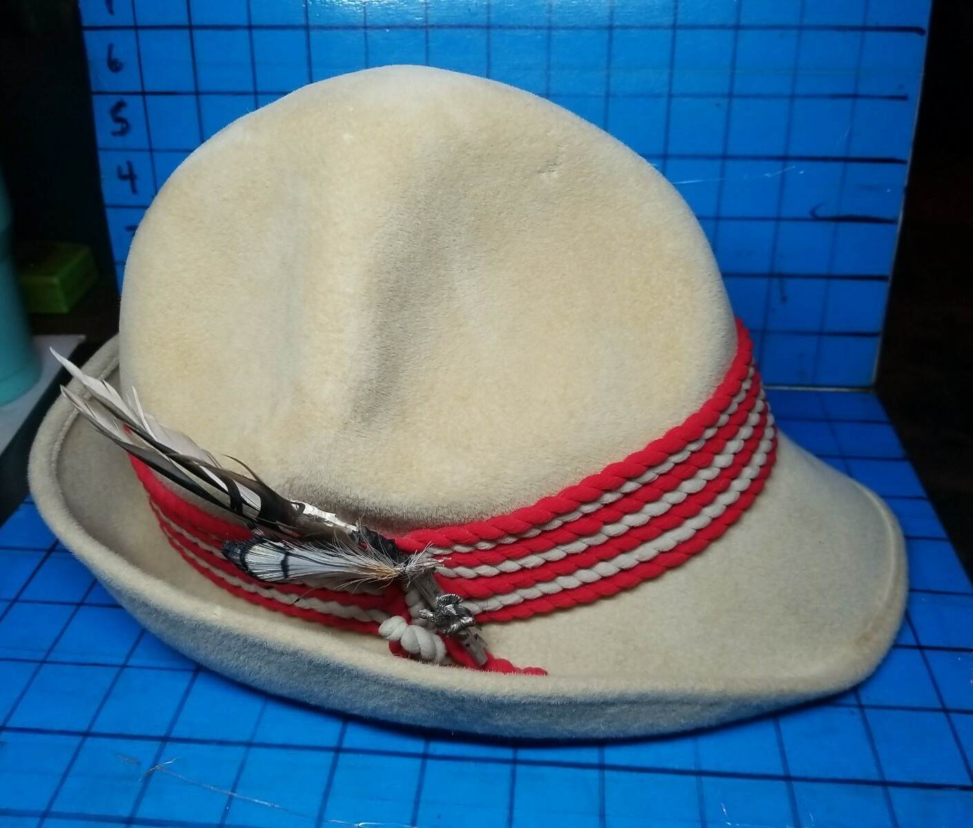 Vintage Dachstein Hut Fur Felt Hat Octoberfest Alpine… - Gem