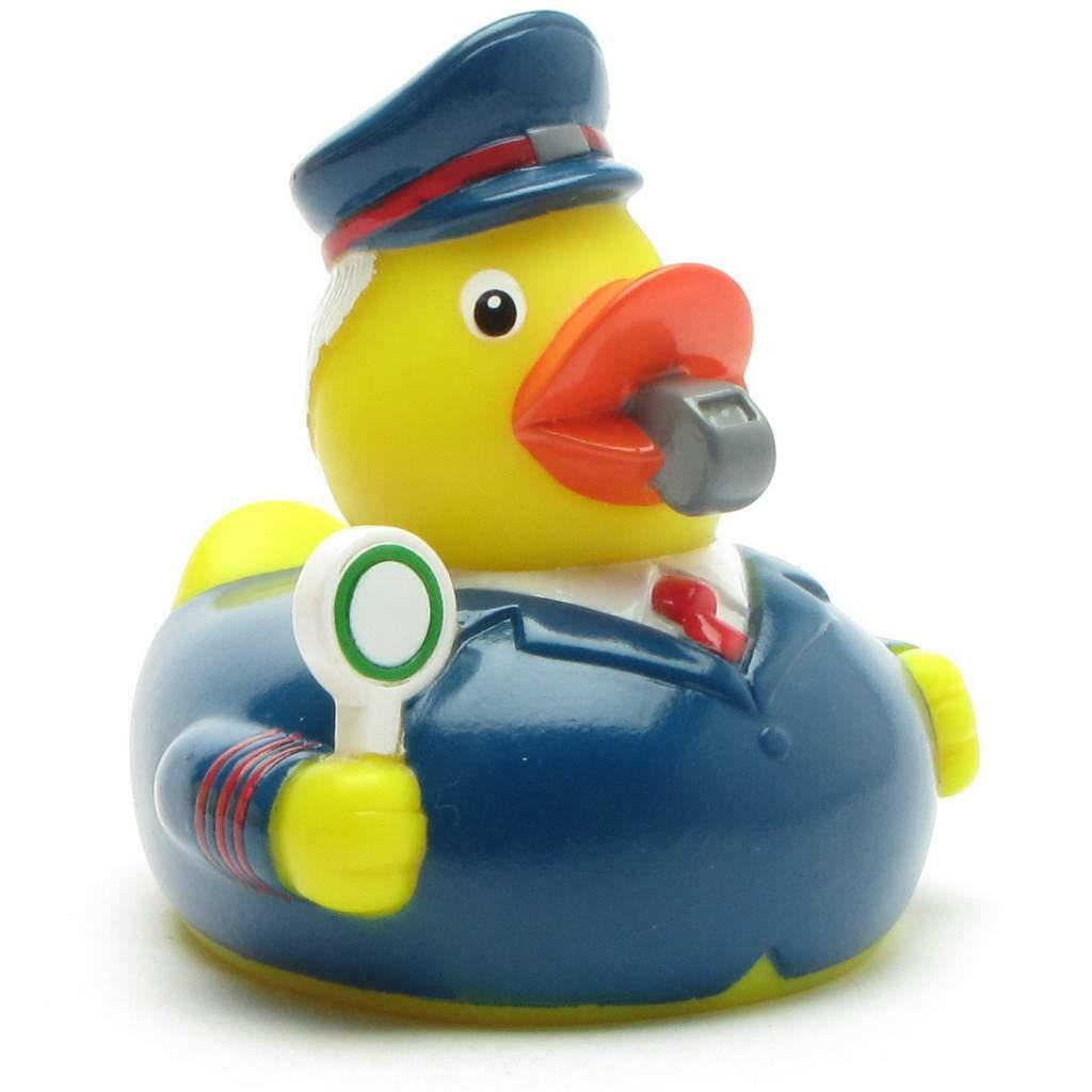 Rubber Duck Bath Duck Station conductor Ducky Rubber Duckie | eBay