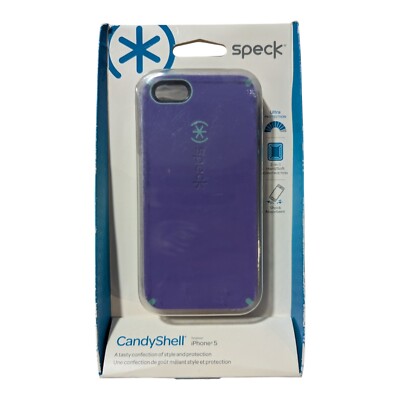 W8. Speck CandyShell Case For Apple iPhone 5 - Purple/Teal | eBay